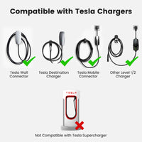 EVDANCE 50A Tesla EV Charging Extension Cable/Cord